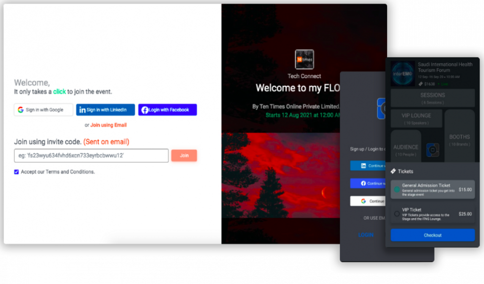 Virtual Conference Platform for Events & Business - FLOOR by 10times